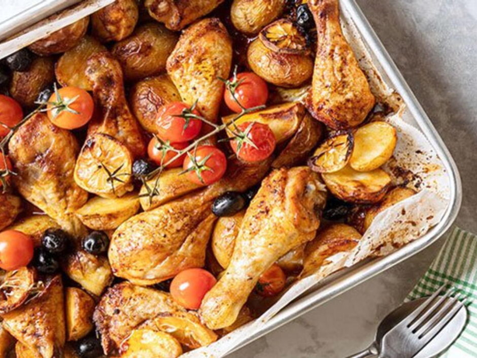 Frango No Forno Com Batatas Receitas Da Tia Céu